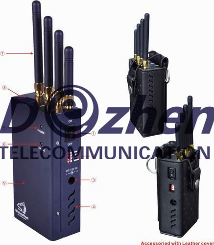 Portable Handheld Signal Jammer Spy Camera Bluetooth WiFi Type With ...